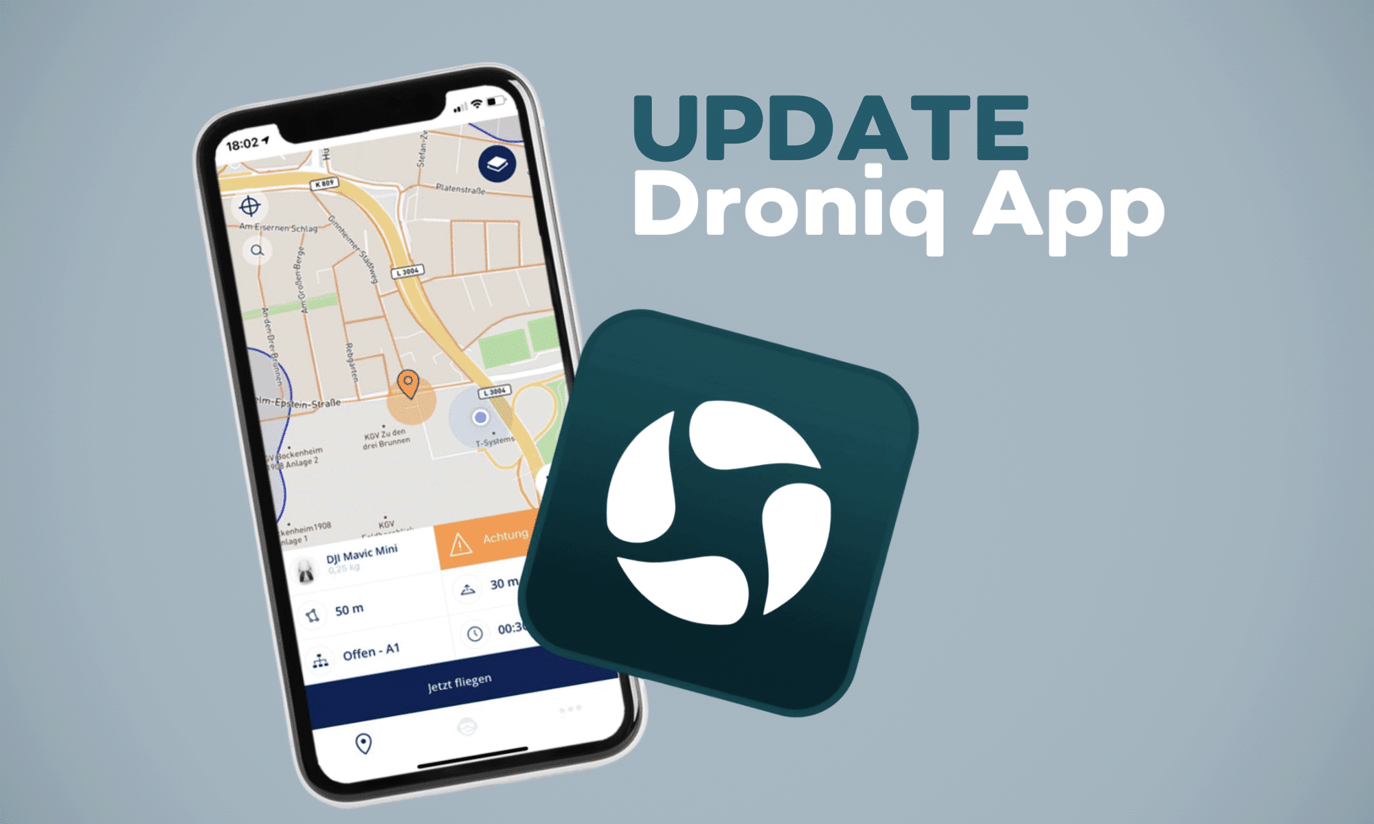 Droniq App: Update